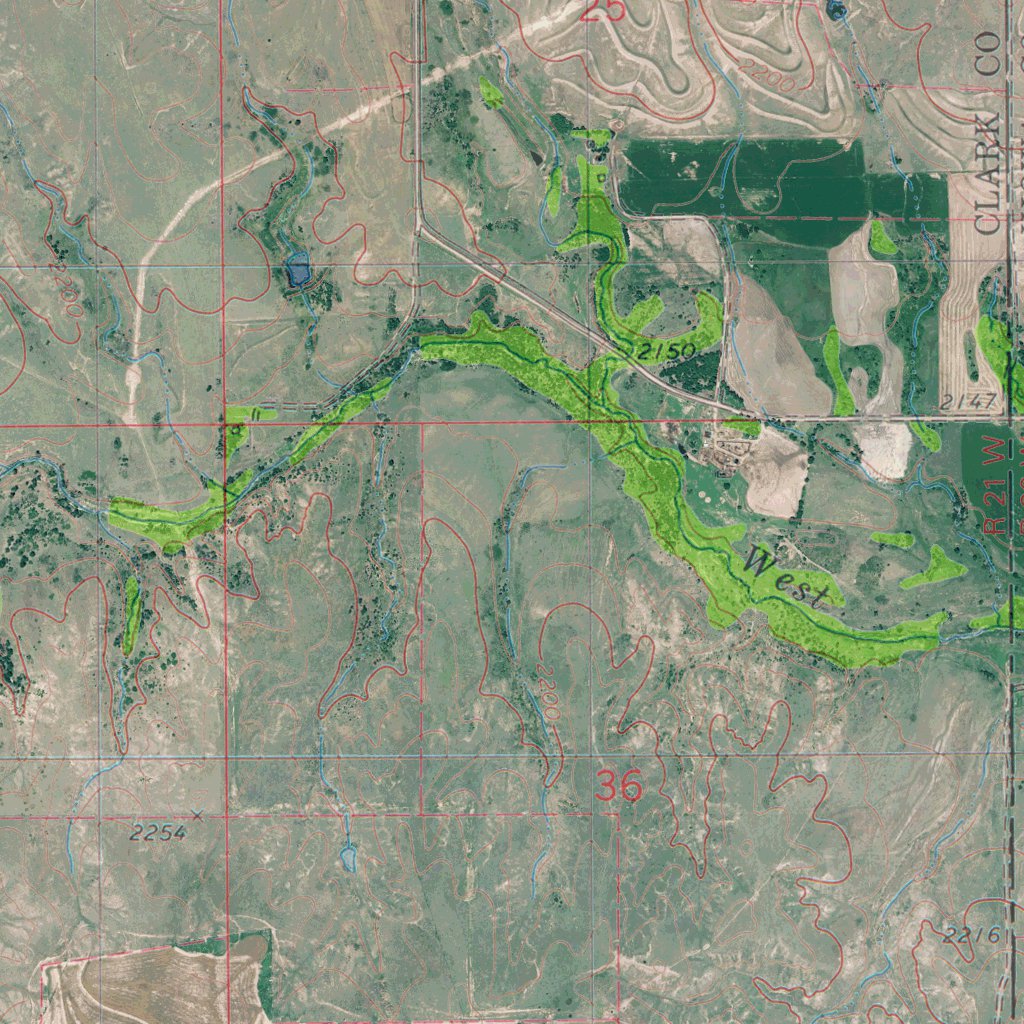 KS-TURKEY CREEK: GeoChange 1974-2014 Map by Western Michigan University ...