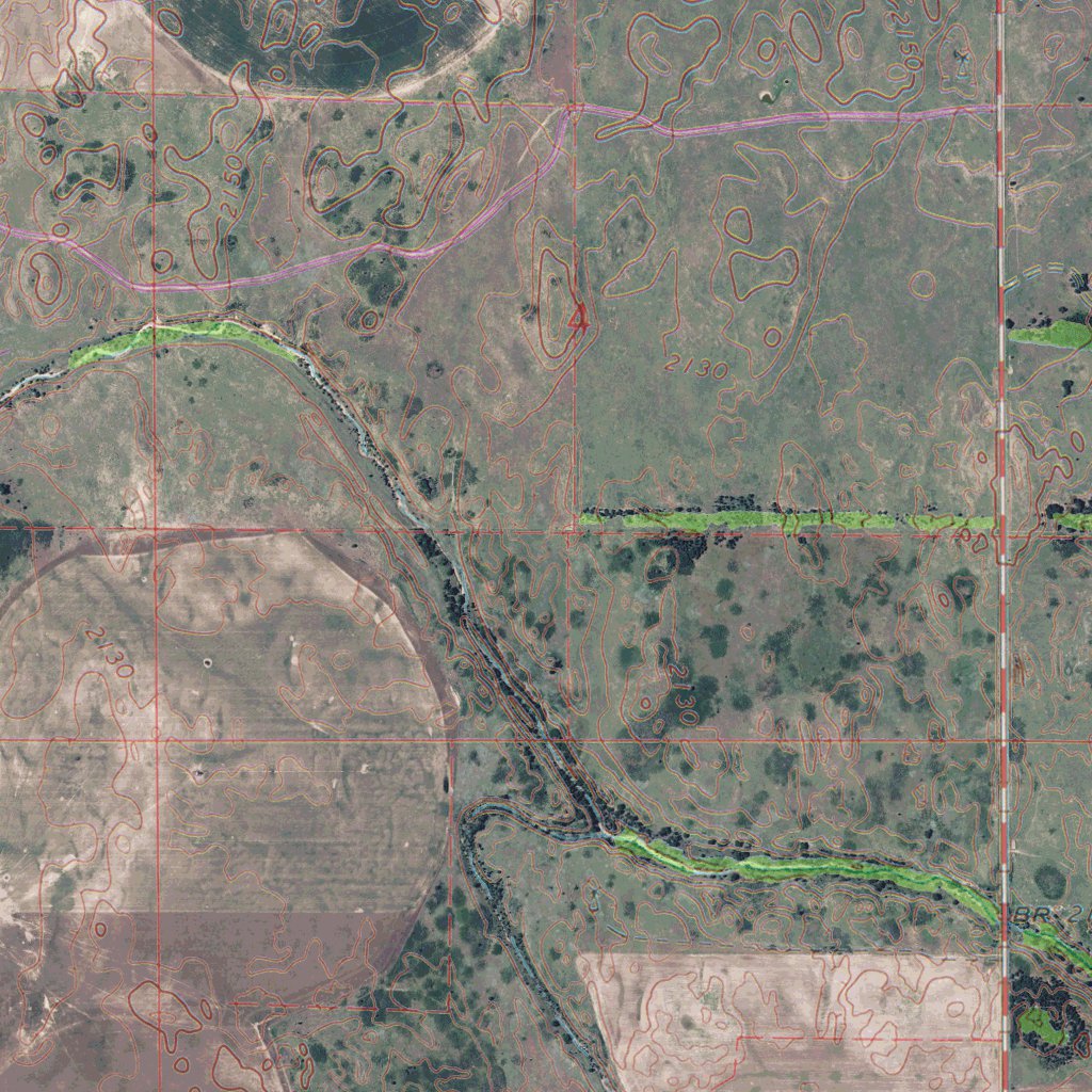 KS-HAVILAND NW: GeoChange 1965-2014 Map by Western Michigan University ...