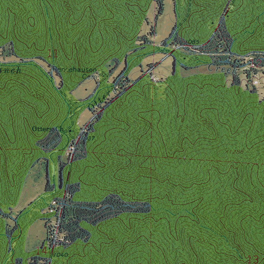 MO-JOHNSON MOUNTAIN: GeoChange 1966-2012 Map by Western Michigan ...