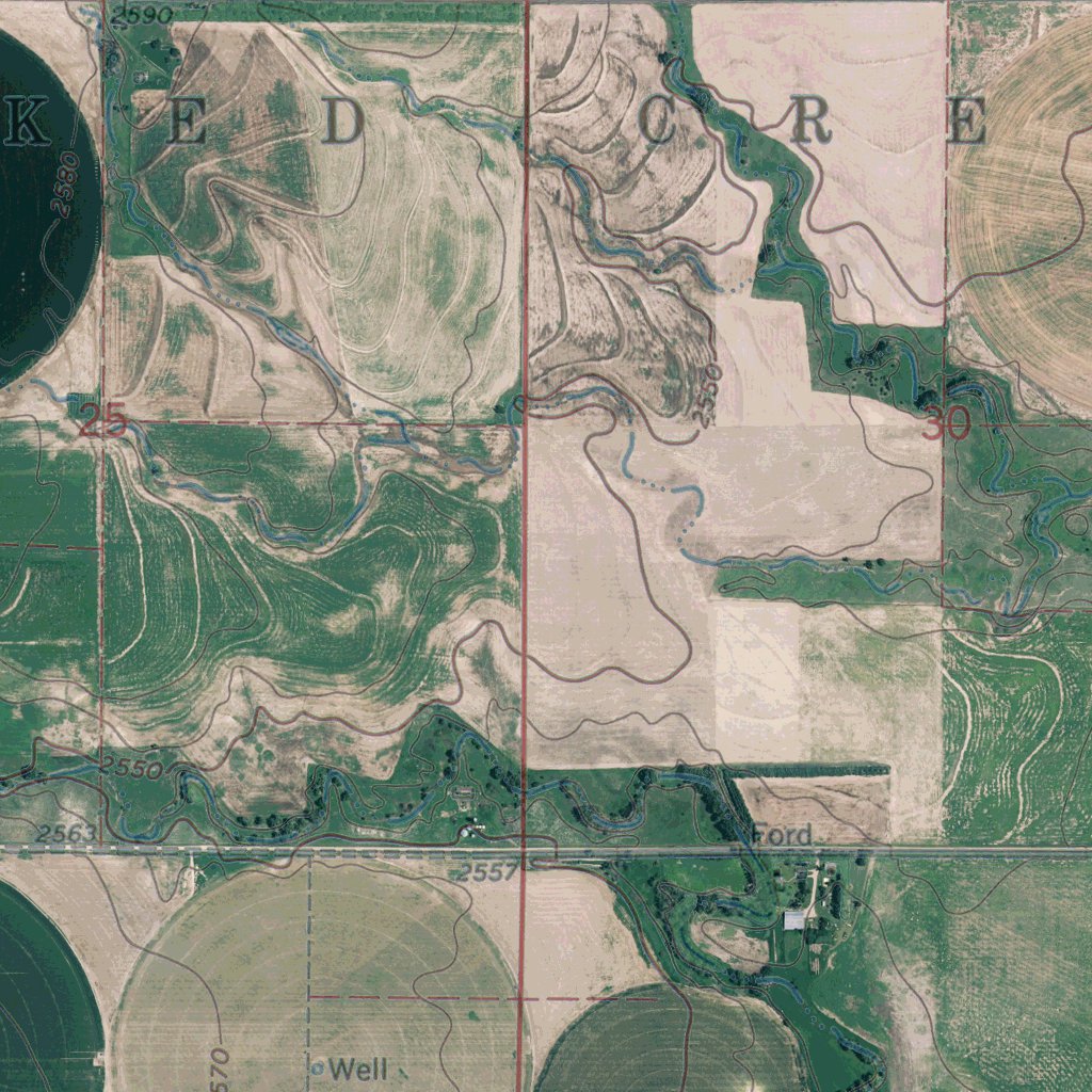 KS-MEADE NE: GeoChange 1966-2014 Map by Western Michigan University ...