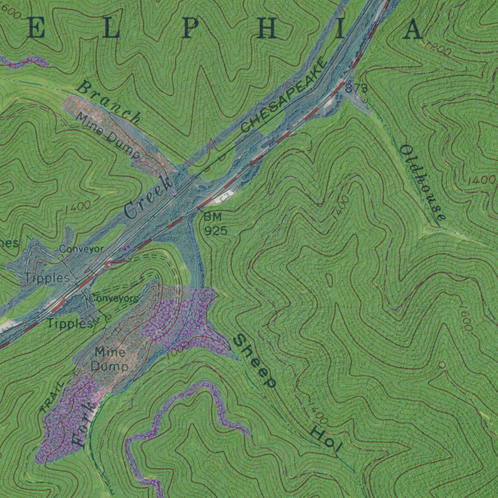 WV-MAN: GeoChange 1957-2011 Map by Western Michigan University | Avenza ...