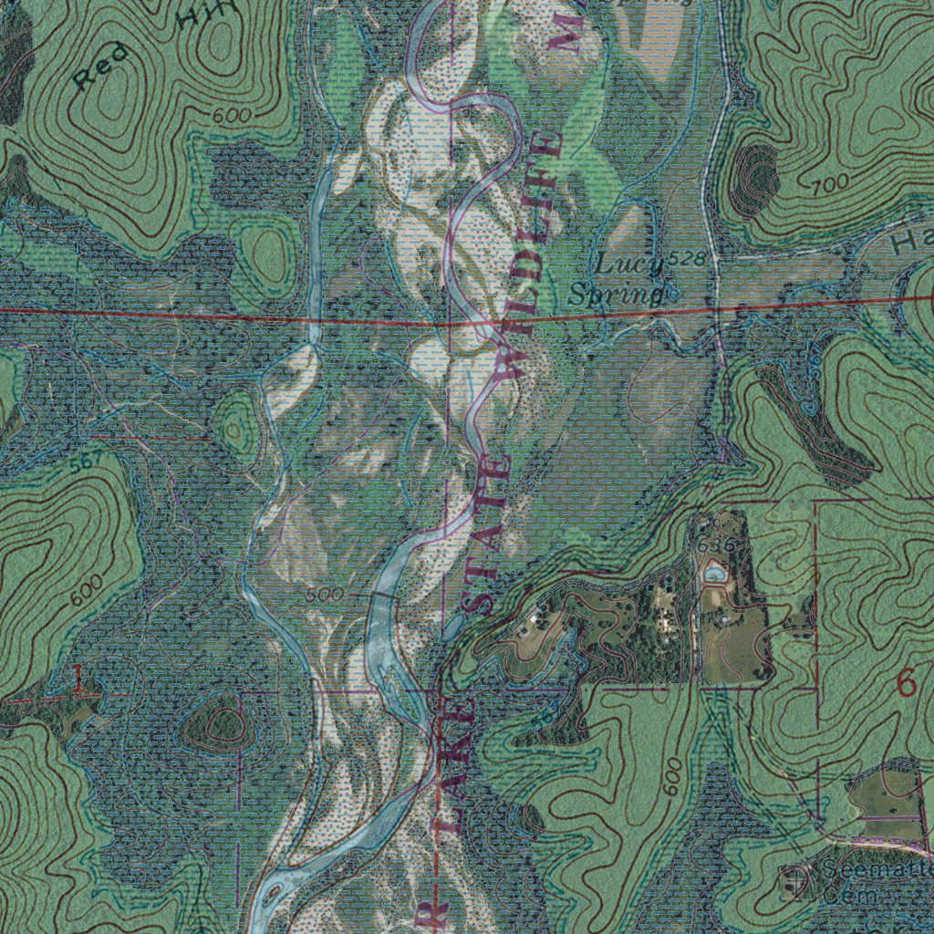 MO-CLEARWATER DAM: GeoChange 1966-2012 Map by Western Michigan ...