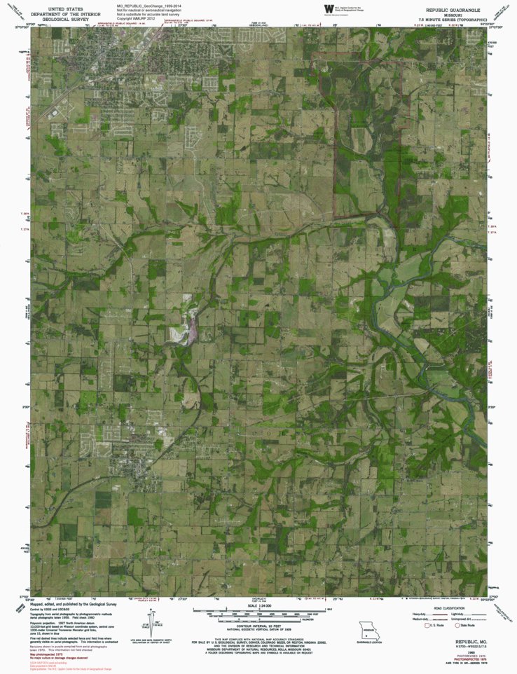 MO-REPUBLIC: GeoChange 1959-2014 Map by Western Michigan University ...