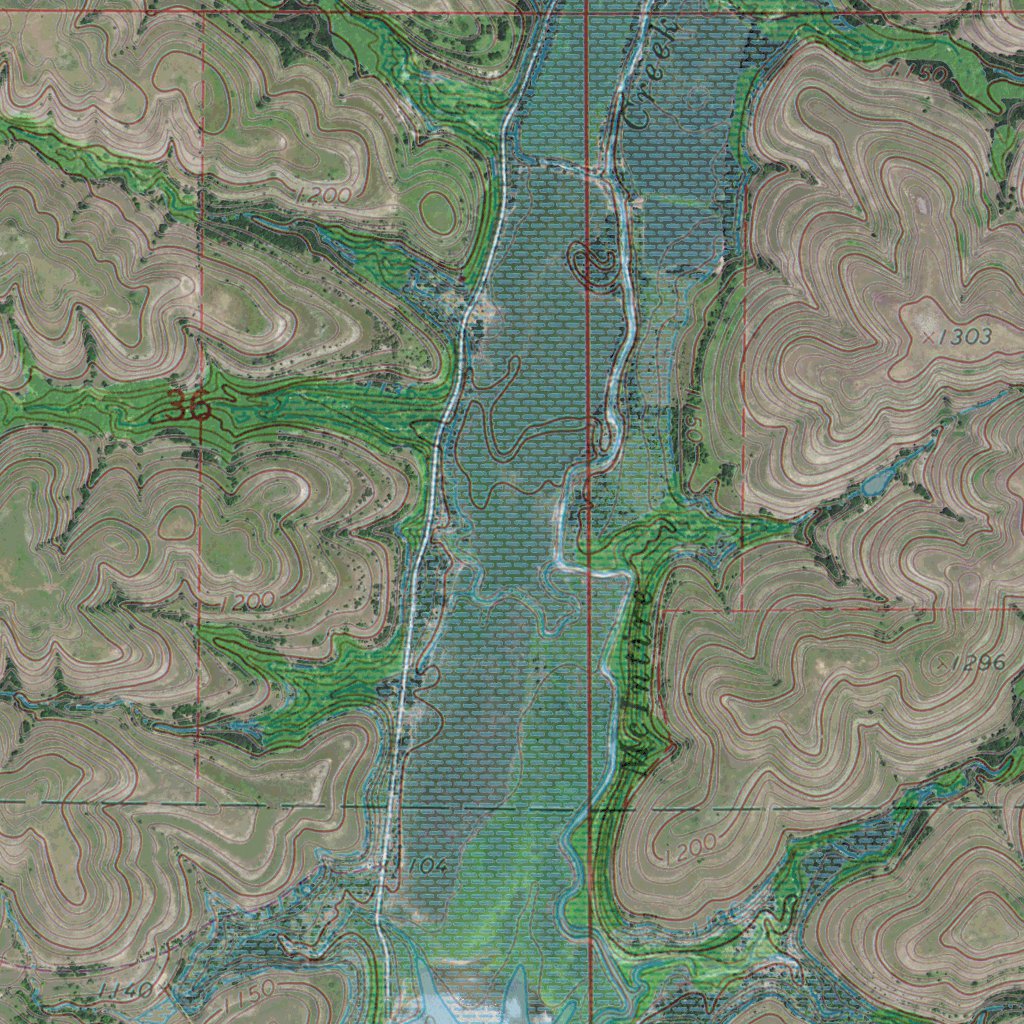 KS-TUTTLE CREEK DAM: GeoChange 1962-2012 Map by Western Michigan ...