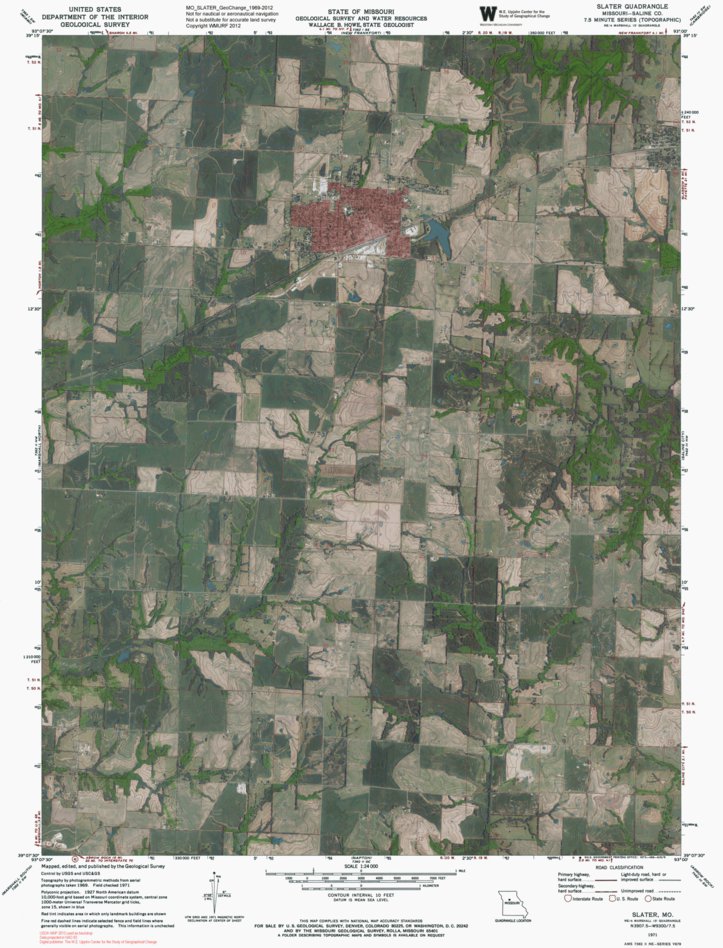 MO-SLATER: GeoChange 1969-2012 Map by Western Michigan University ...