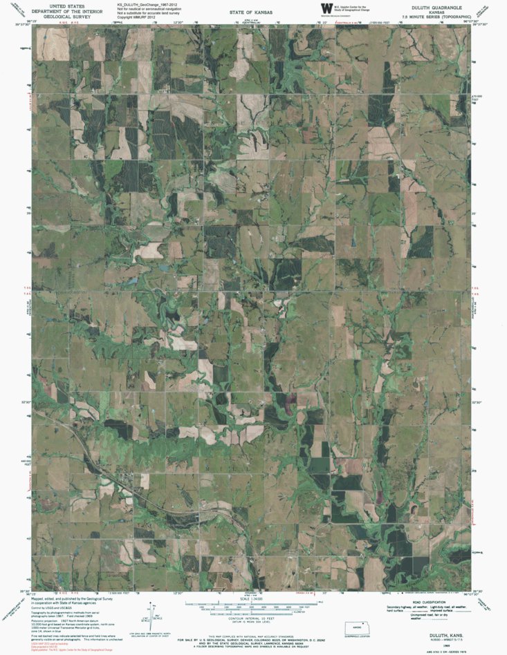 KS-DULUTH: GeoChange 1967-2012 Map by Western Michigan University ...