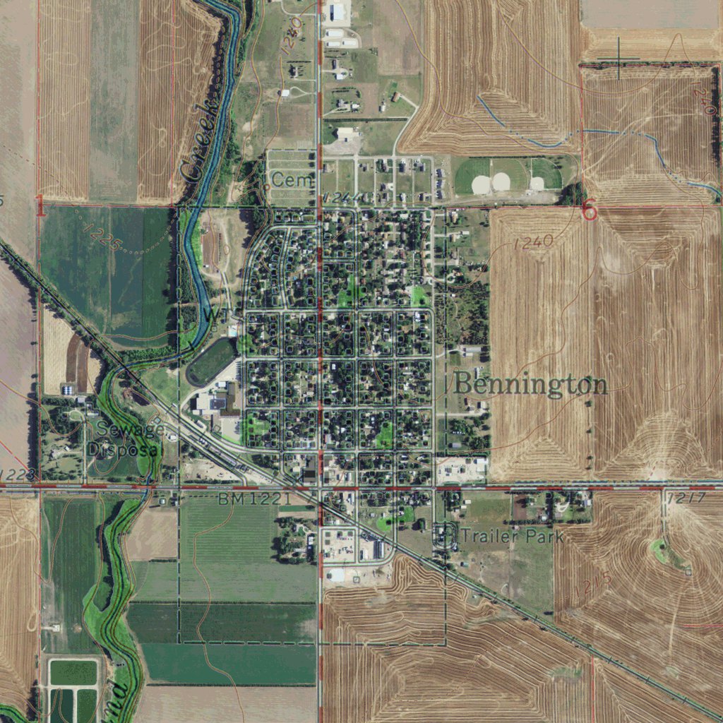 KS-BENNINGTON: GeoChange 1962-2012 Map by Western Michigan University ...