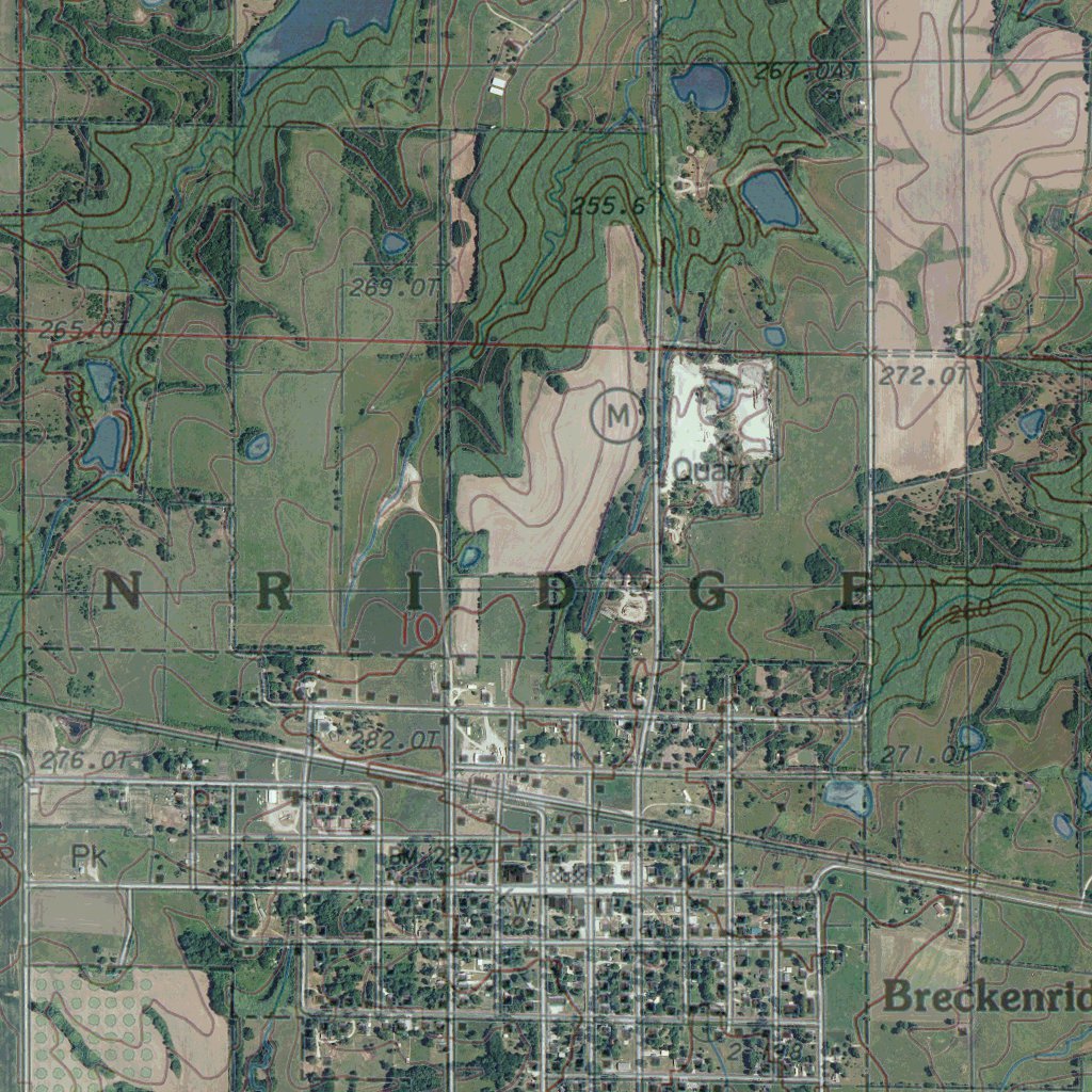 MO-BRECKENRIDGE: GeoChange 1980-2012 Map by Western Michigan University ...