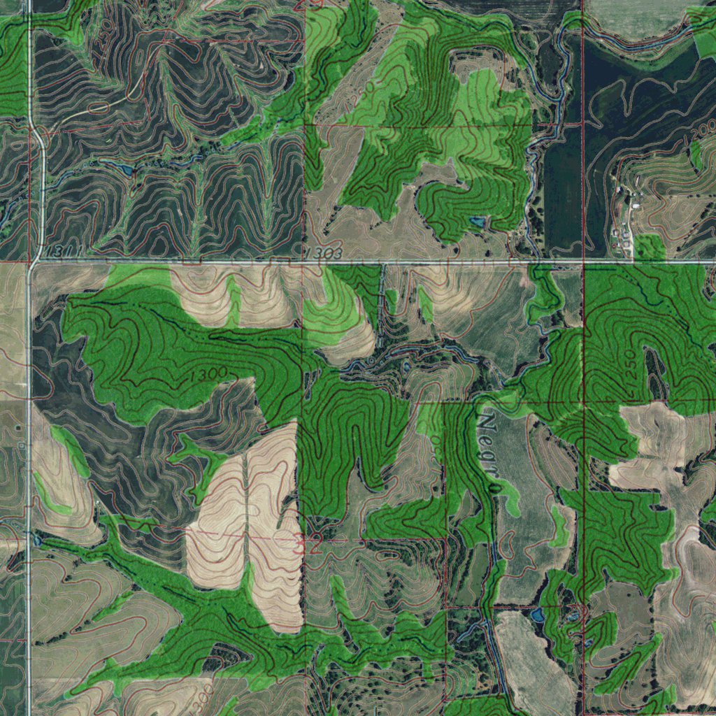 KS-SENECA NW: GeoChange 1965-2012 Map by Western Michigan University ...