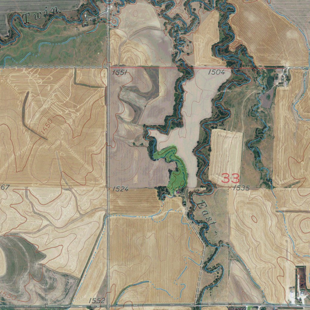KS-DOWNS SOUTH: GeoChange 1951-2012 Map by Western Michigan University ...