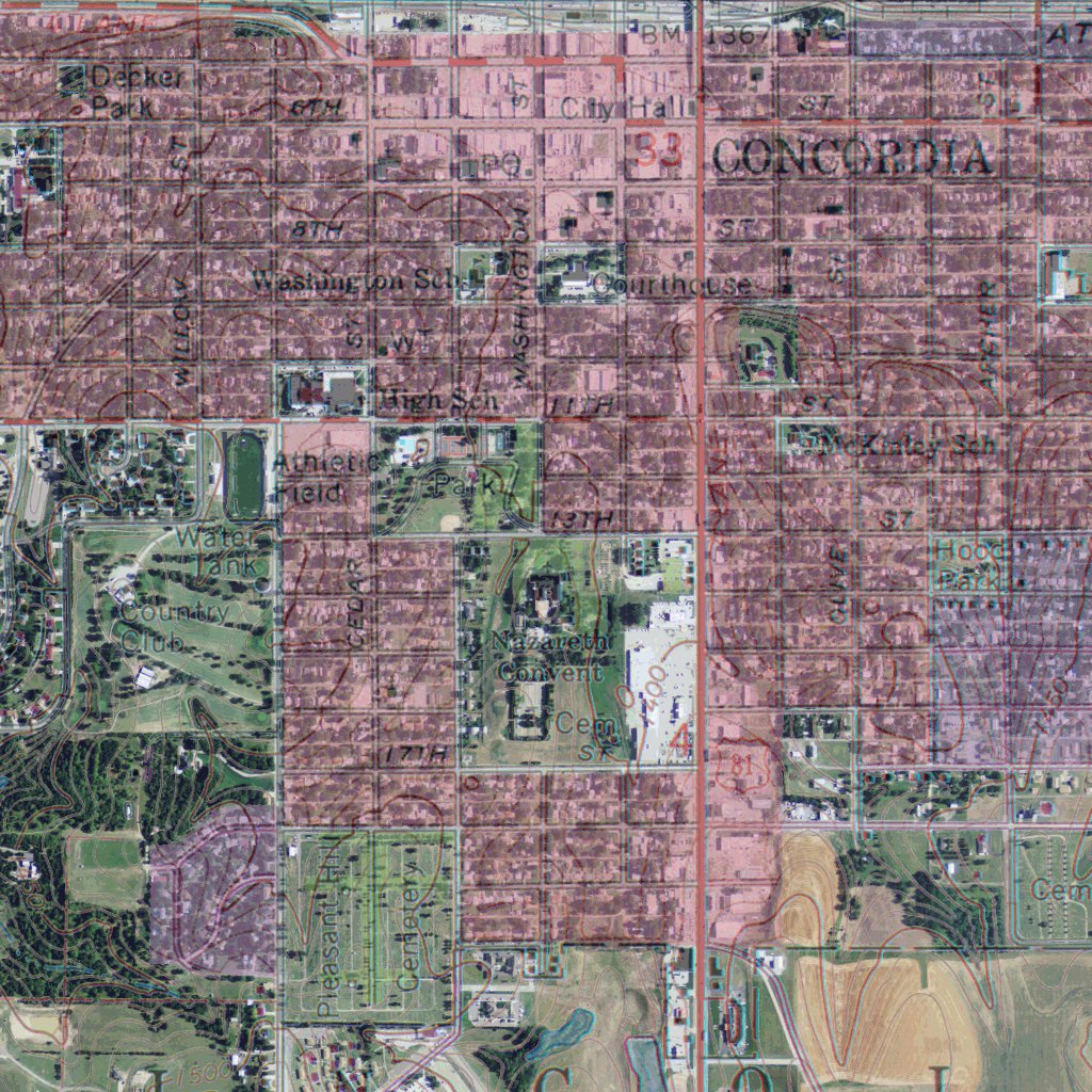 KS-CONCORDIA: GeoChange 1961-2012 Map by Western Michigan University ...