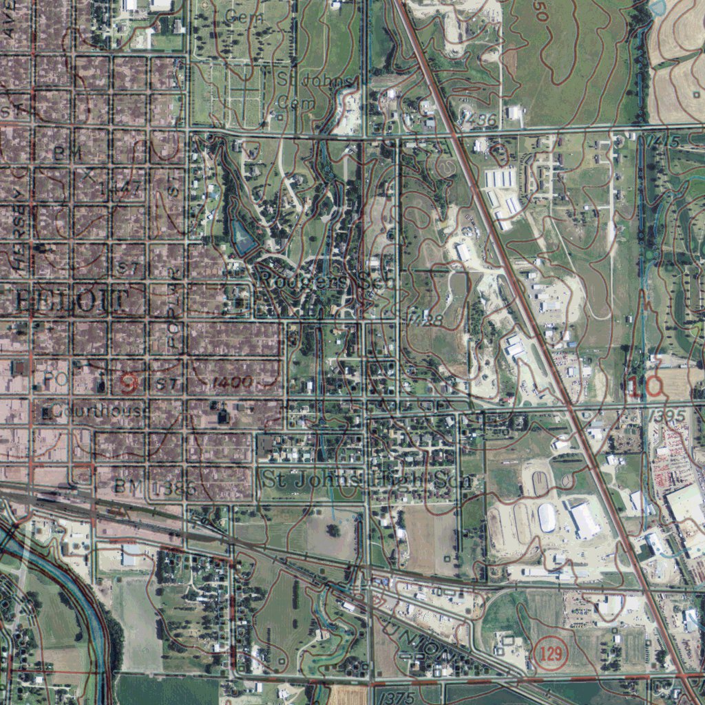KS-BELOIT: GeoChange 1951-2012 Map by Western Michigan University ...