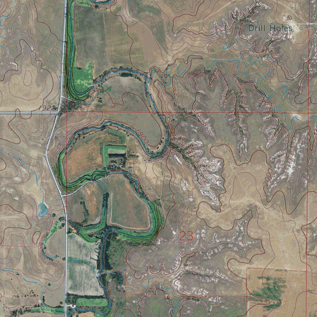 KS-STOCKTON SW: GeoChange 1967-2012 Map by Western Michigan University ...