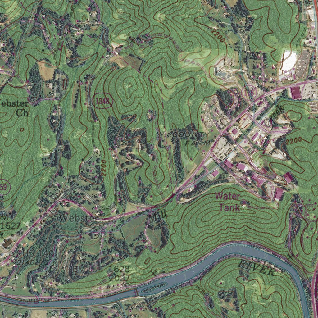 NC-SYLVA SOUTH: GeoChange 1946-2012 Map by Western Michigan University ...