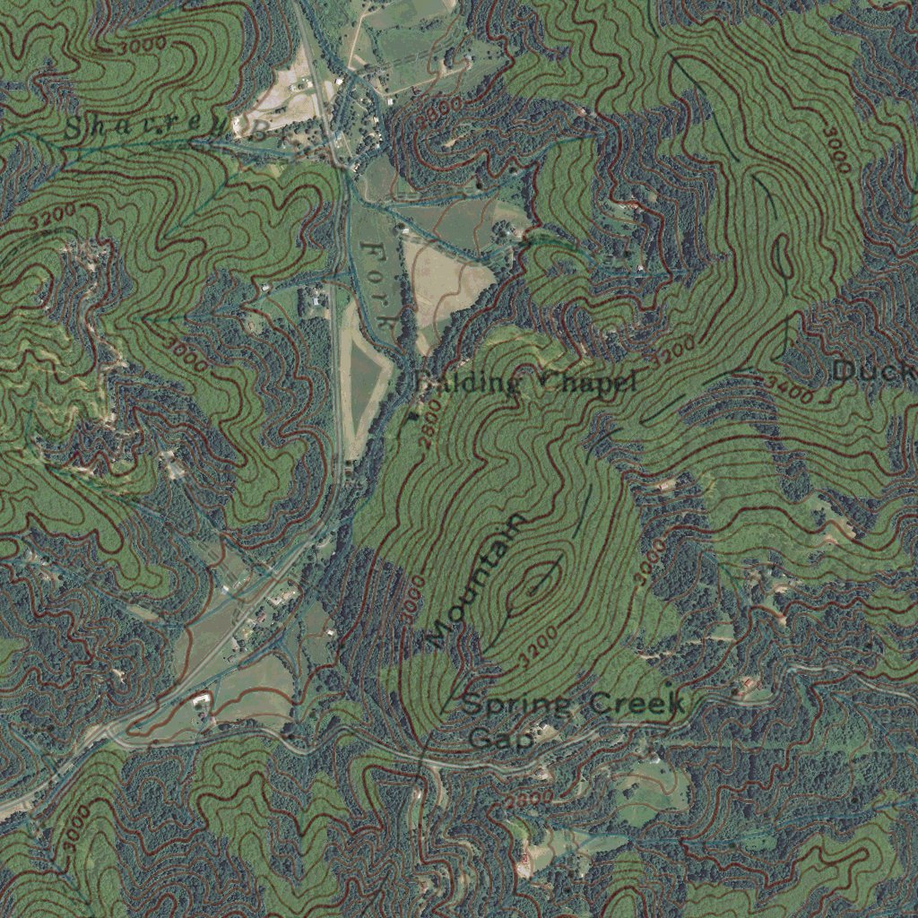 NC-TN-LEMON GAP: GeoChange 1940-2012 Map by Western Michigan University ...