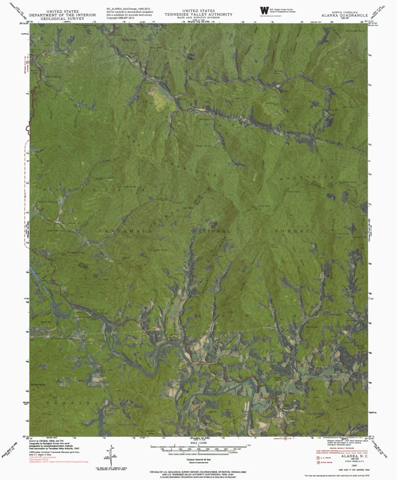 NC-ALARKA: GeoChange 1940-2012 Map by Western Michigan University ...
