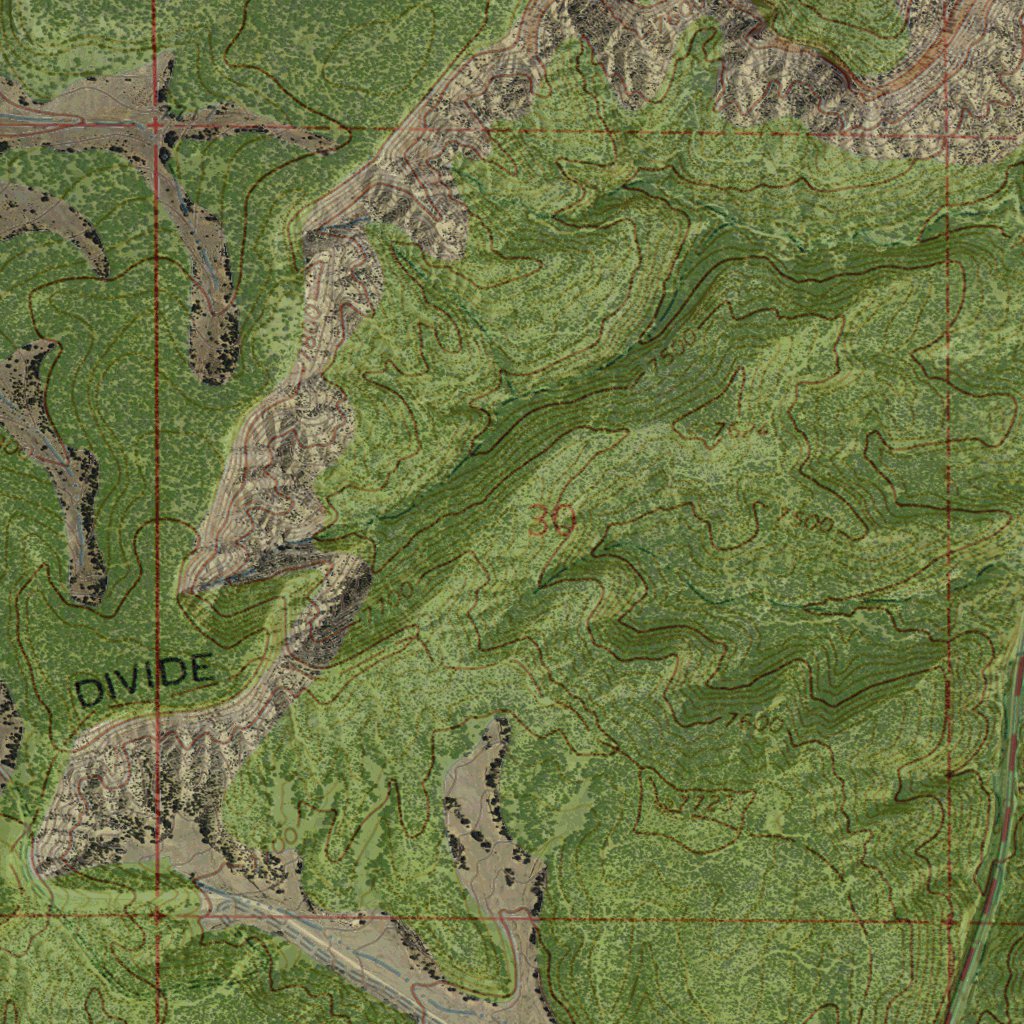 NM-HOSTA BUTTE: GeoChange 1958-2011 Map by Western Michigan University ...
