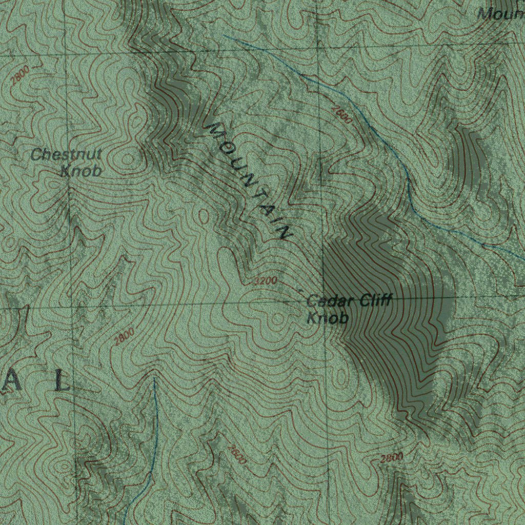 GA-NC-HIGHTOWER BALD: GeoChange 1975-2010 Map by Western Michigan ...