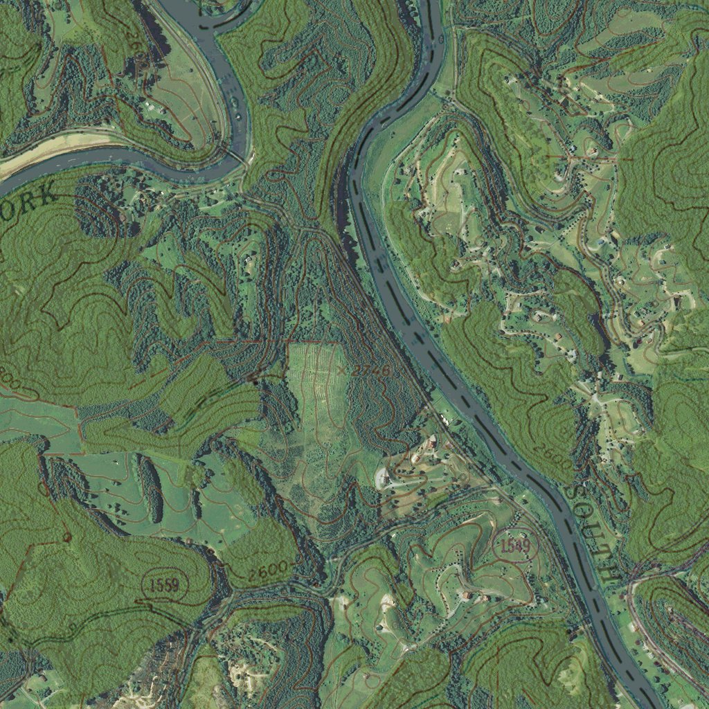 NC-VA-MOUTH OF WILSON: GeoChange 1964-2012 Map by Western Michigan ...
