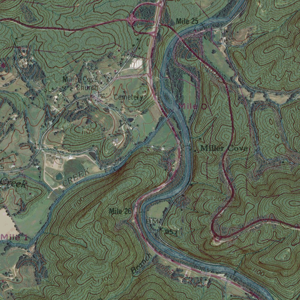 TN-KINZEL SPRINGS: GeoChange 1939-2012 Map by Western Michigan ...