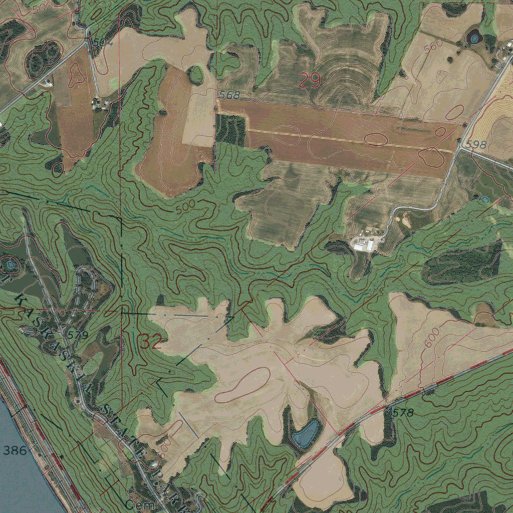 IL-MO-KASKASKIA: GeoChange 1968-2012 Map by Western Michigan University ...