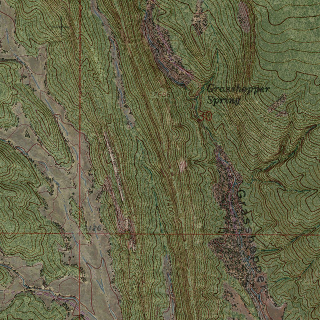 NM-UPPER NUTRIA: GeoChange 1962-2011 Map by Western Michigan University ...