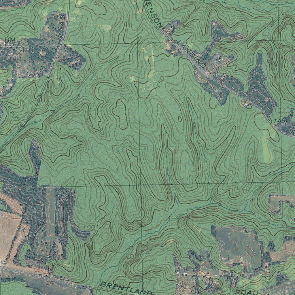 MD-VA-MATHIAS POINT: GeoChange 1967-2012 Map by Western Michigan ...