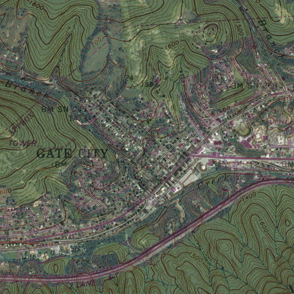 VA-GATE CITY: GeoChange 1938-2012 Map by Western Michigan University ...