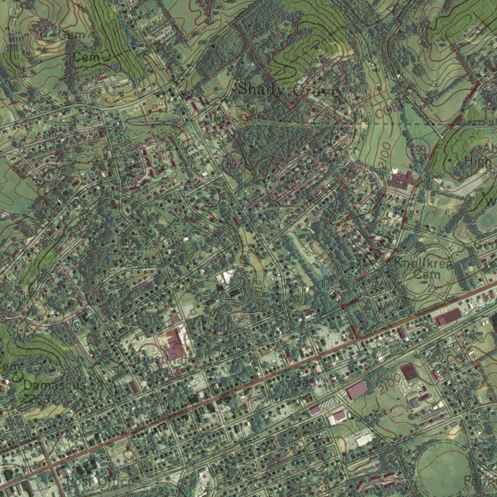 VA-ABINGDON: GeoChange 1938-2012 Map by Western Michigan University ...