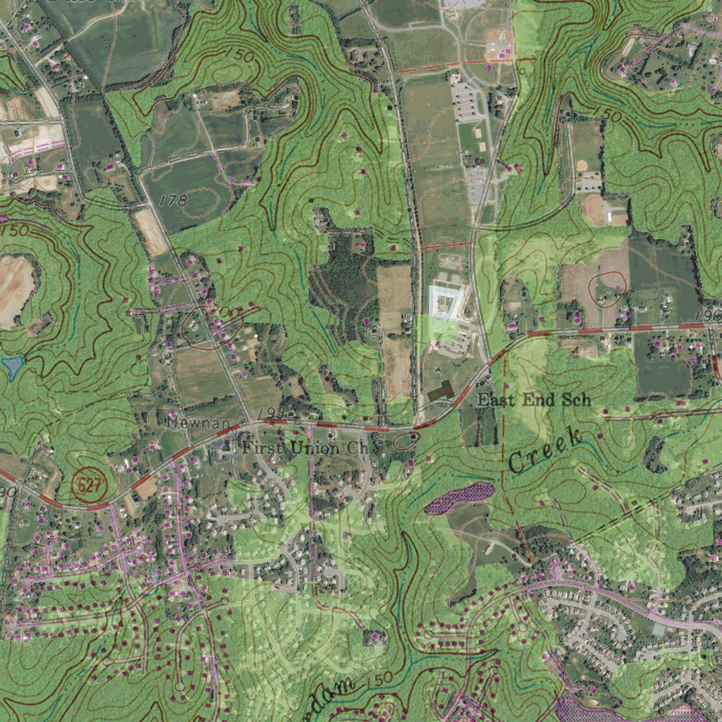 VA-STUDLEY: GeoChange 1962-2012 Map by Western Michigan University ...