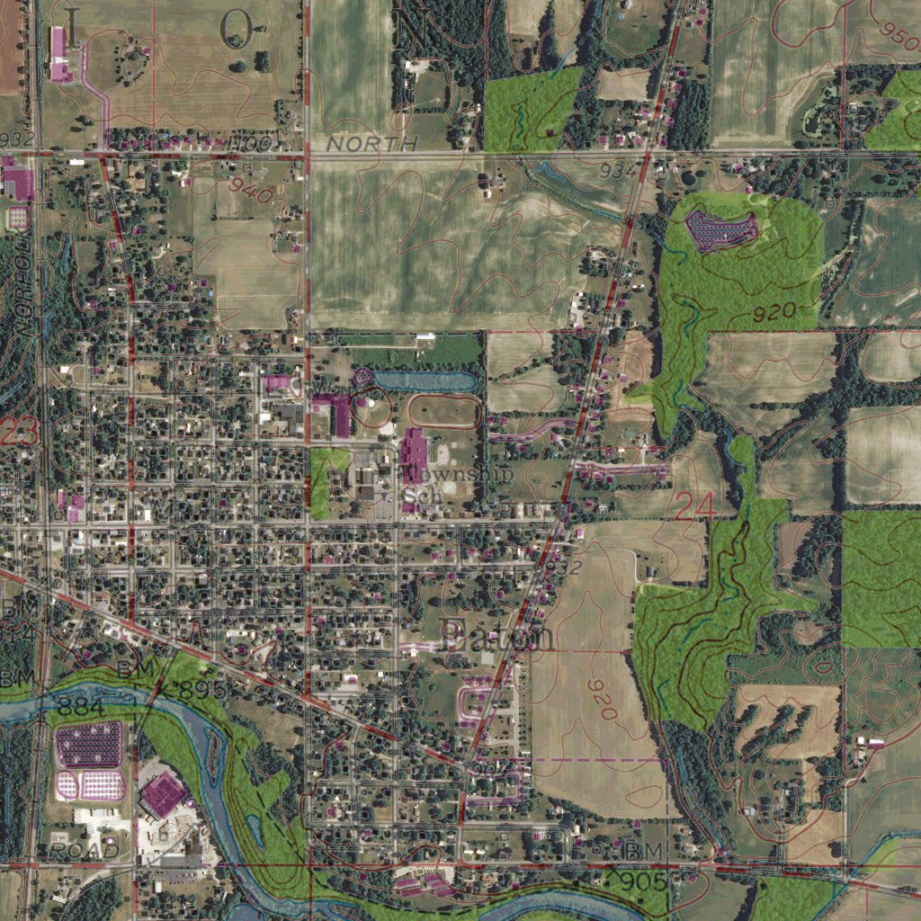 IN-EATON: GeoChange 1958-2012 Map by Western Michigan University ...
