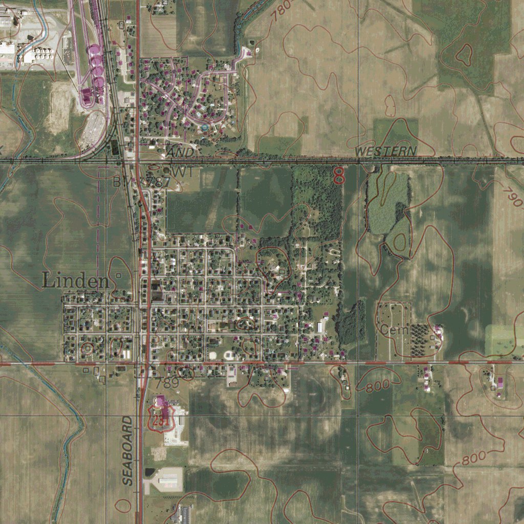IN-LINDEN: GeoChange 1956-2012 Map by Western Michigan University ...