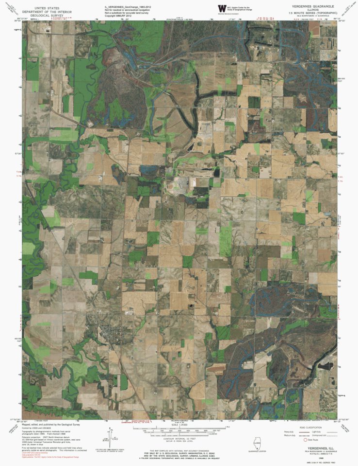 IL-VERGENNES: GeoChange 1965-2012 Map by Western Michigan University ...