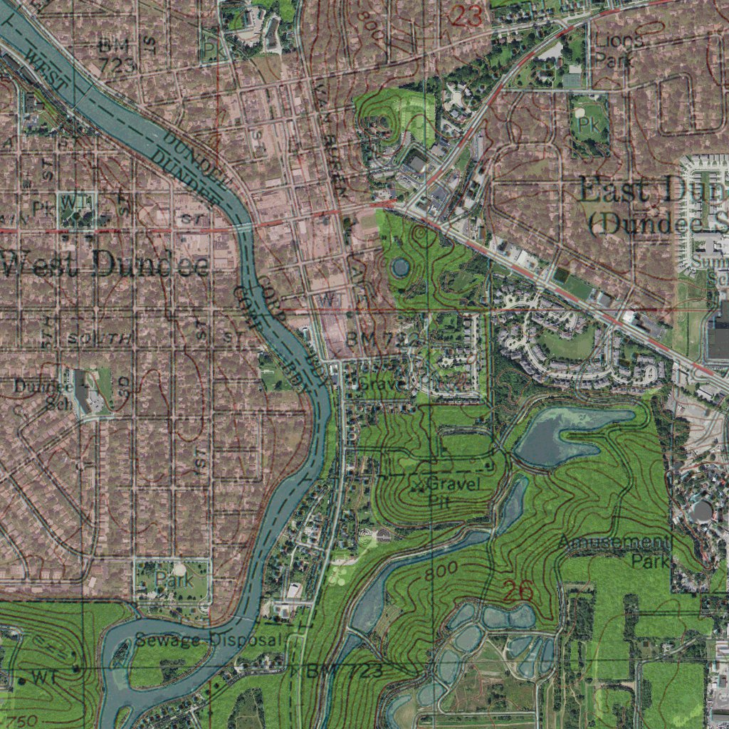 IL-ELGIN: GeoChange 1958-2015 Map by Western Michigan University ...