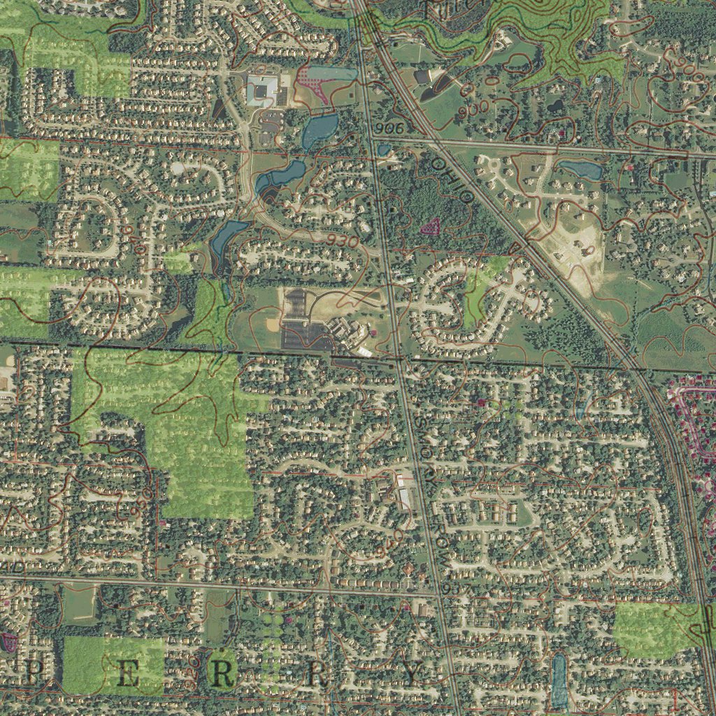 OH-POWELL: GeoChange 1953-2013 Map by Western Michigan University ...