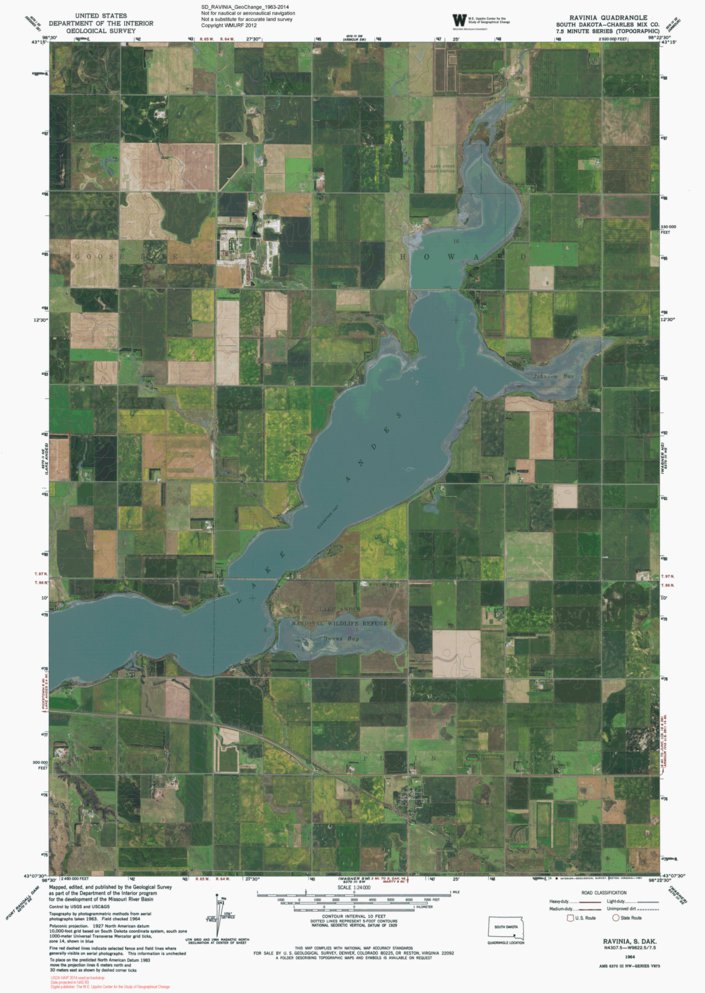 SD-RAVINIA: GeoChange 1963-2014 Map by Western Michigan University ...
