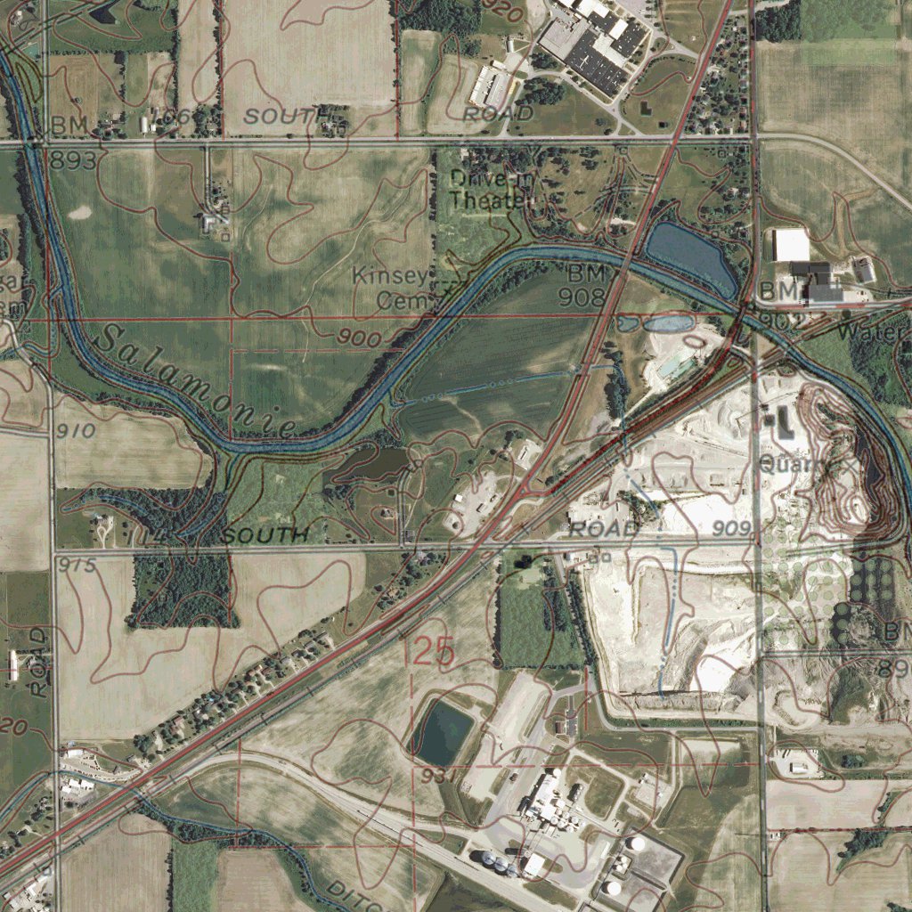 IN-BLAINE: GeoChange 1958-2012 Map by Western Michigan University ...