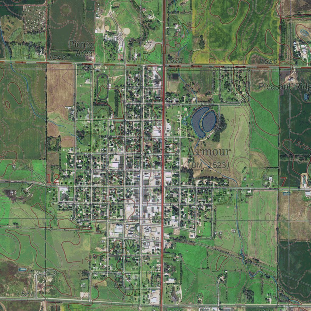 SD-ARMOUR: GeoChange 1973-2014 Map by Western Michigan University ...