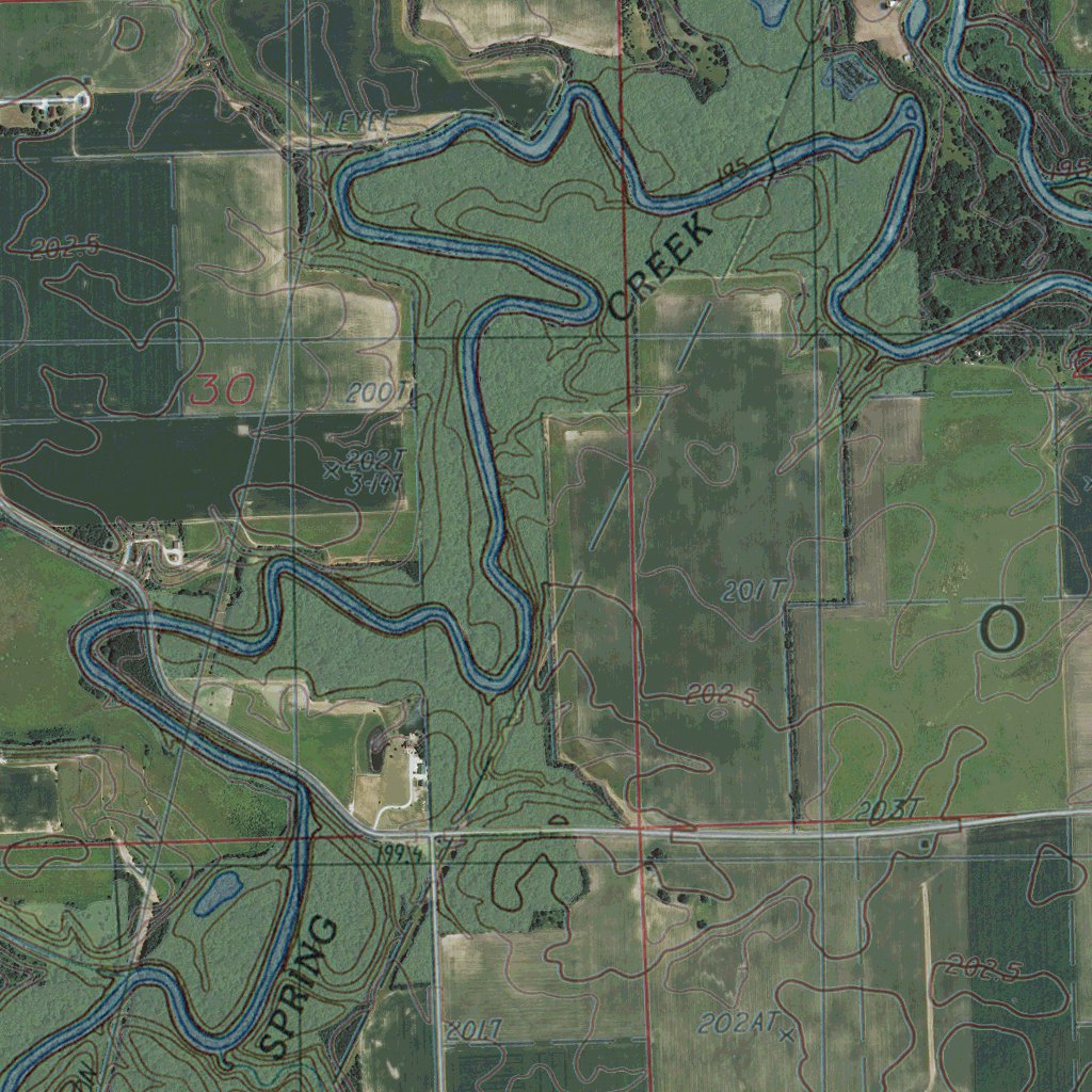 IL-ONARGA EAST: GeoChange 1983-2012 Map by Western Michigan University ...