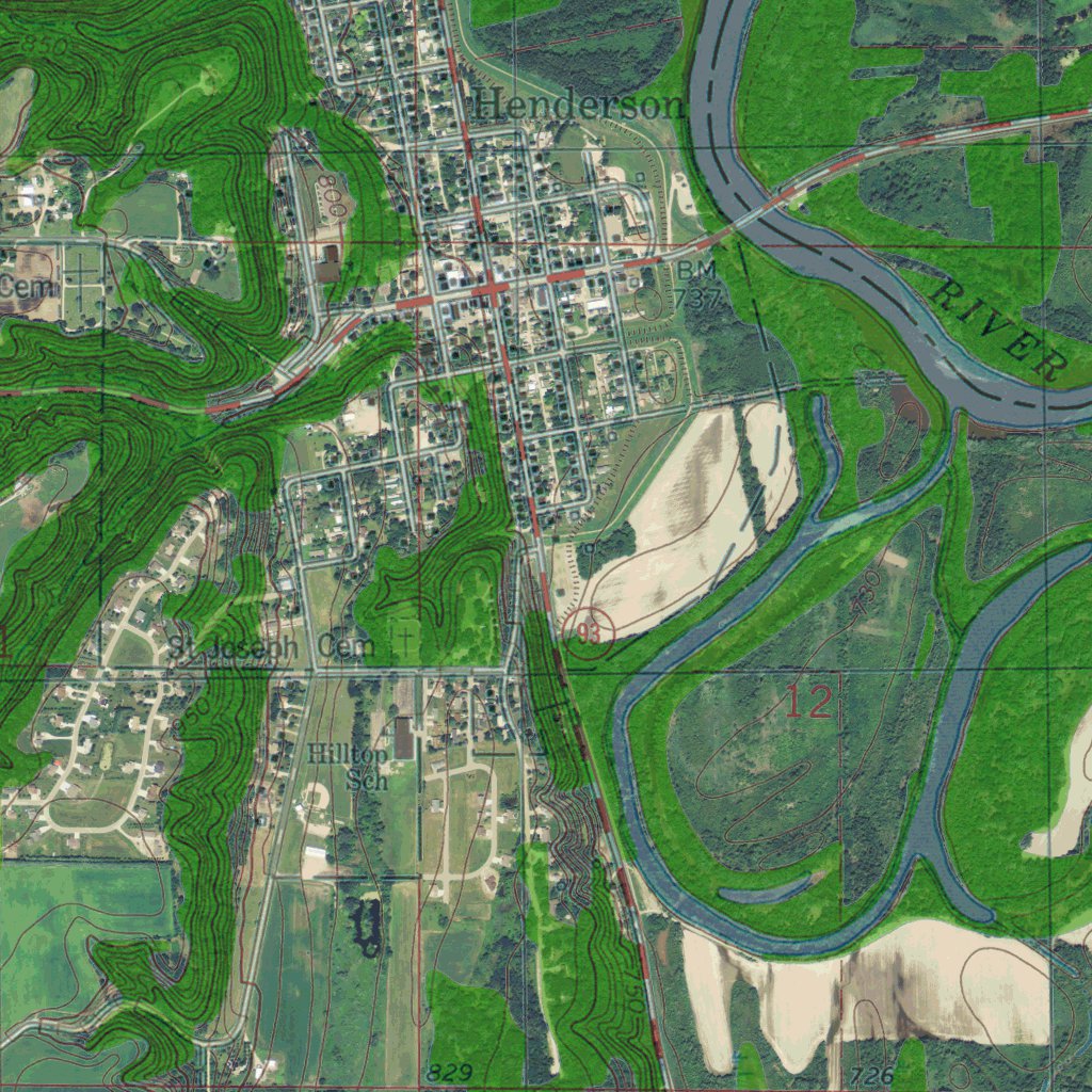 MN-HENDERSON: GeoChange 1975-2013 Map by Western Michigan University ...