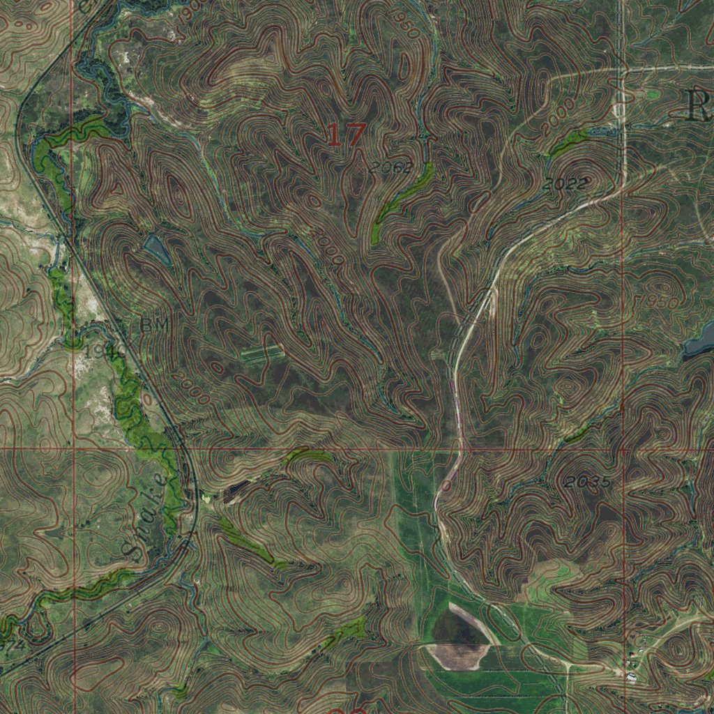 SD-WAKPALA SW: GeoChange 1950-2014 Map by Western Michigan University ...