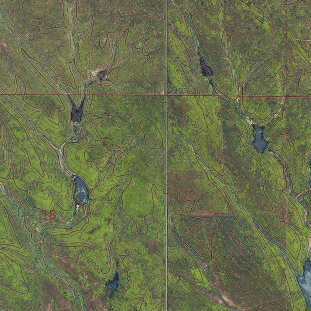 SD-FORT GEORGE BUTTE SW: GeoChange 1965-2014 Map by Western Michigan ...