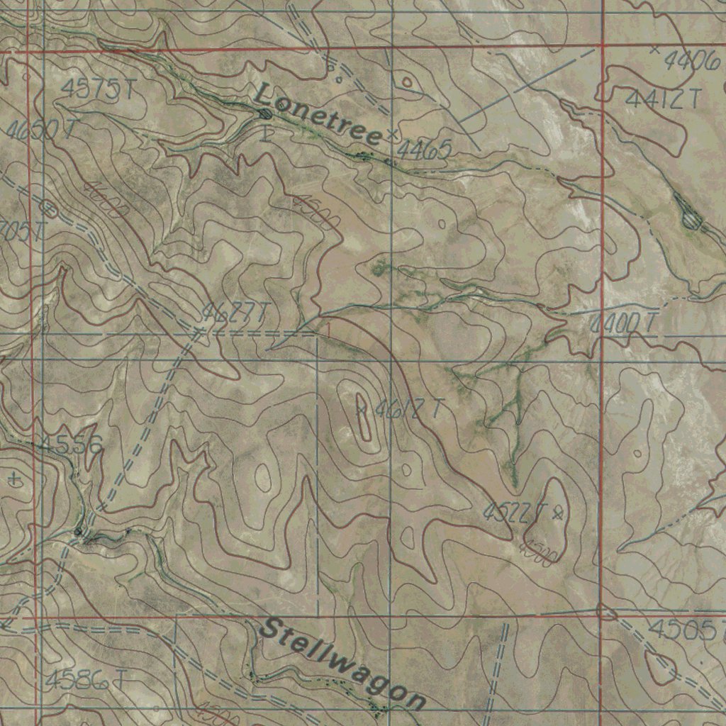 WY-UPTON WEST: GeoChange 1977-2012 Map by Western Michigan University ...