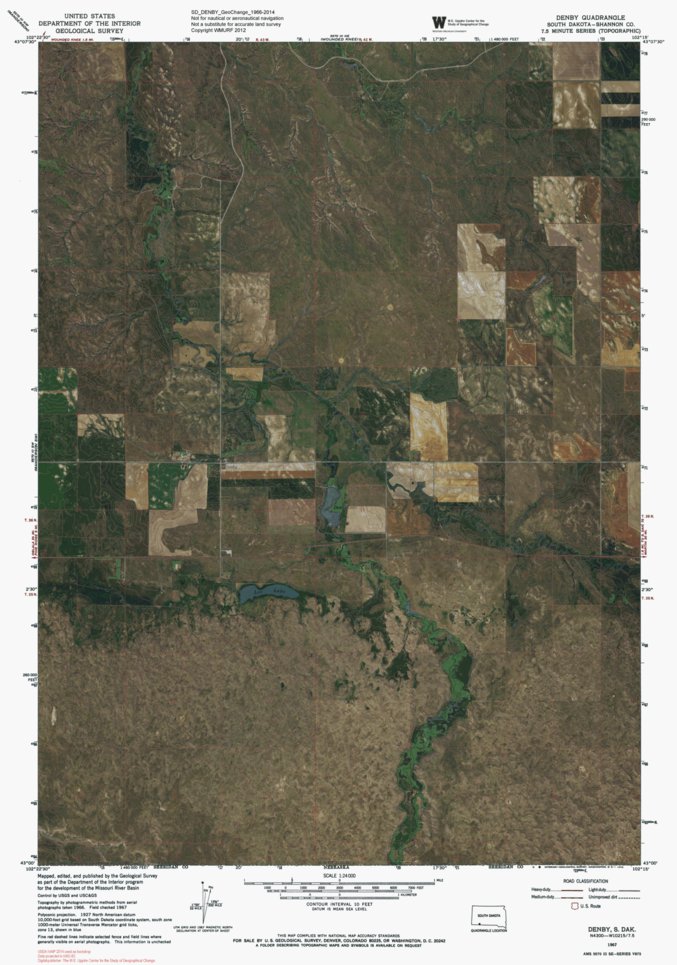 SD-DENBY: GeoChange 1966-2014 Map by Western Michigan University ...