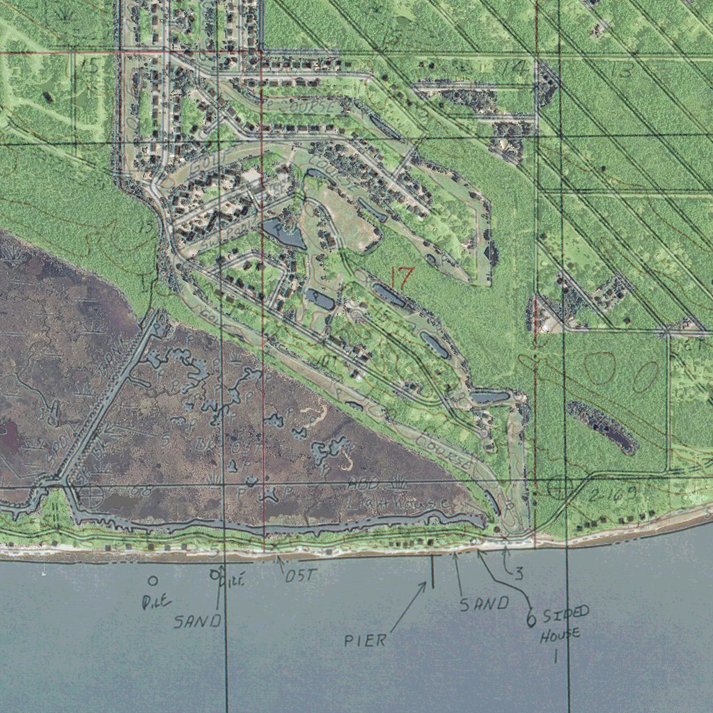 MS-GAUTIER SOUTH: GeoChange 1975-2012 Map by Western Michigan ...