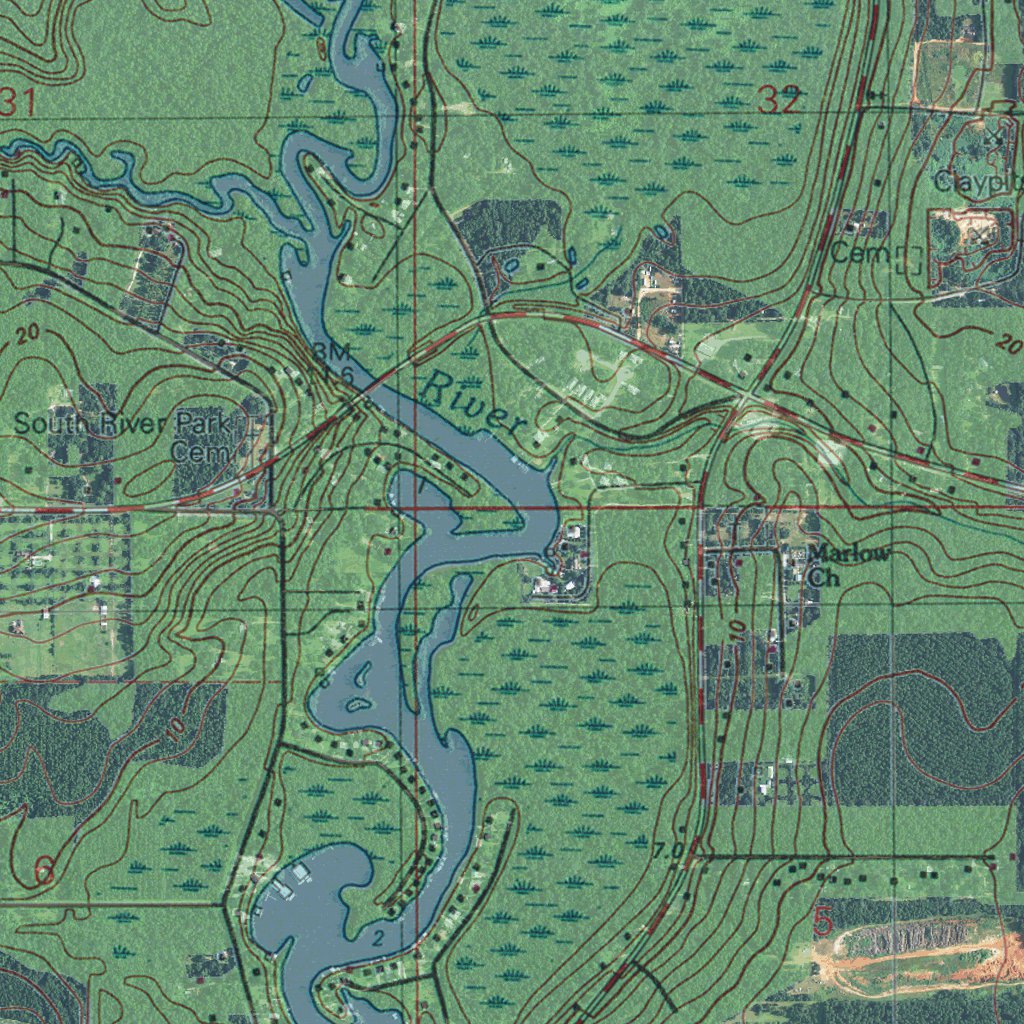 AL-MAGNOLIA SPRINGS: GeoChange 1976-2013 Map by Western Michigan ...