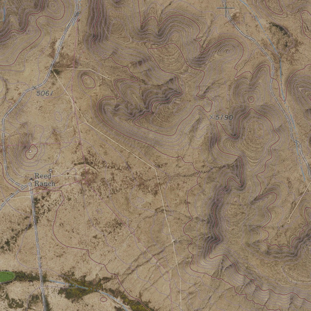 TX-SNEED MOUNTAIN: GeoChange 1972-2014 Map by Western Michigan ...