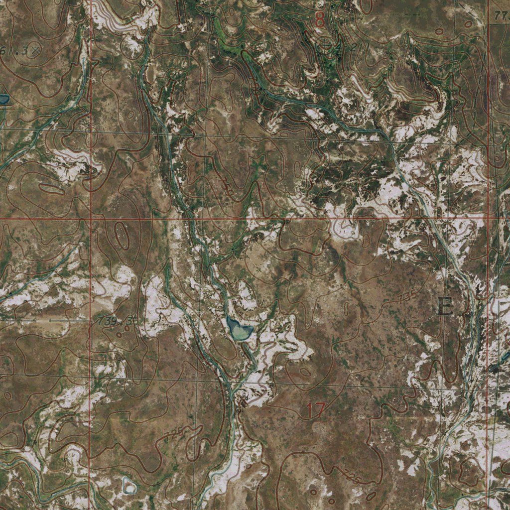SD-COAL SPRINGS SW: GeoChange 1978-2014 Map by Western Michigan ...