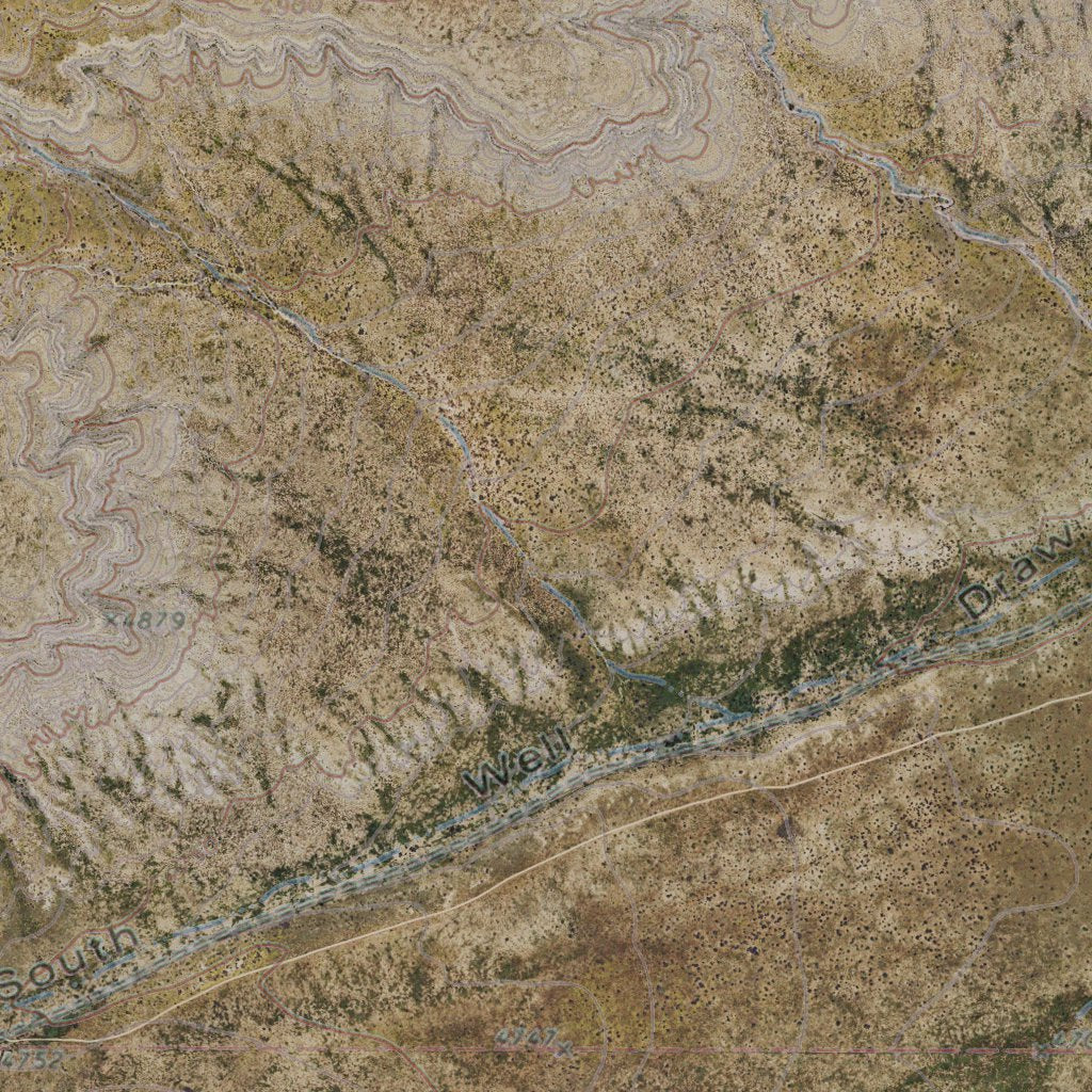 TX-GRANITE MOUNTAIN: GeoChange 1974-2014 Map by Western Michigan ...