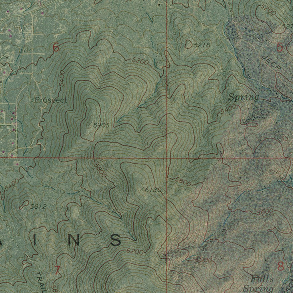AZ-RATTLESNAKE HILL: GeoChange 1967-2010 Map by Western Michigan ...